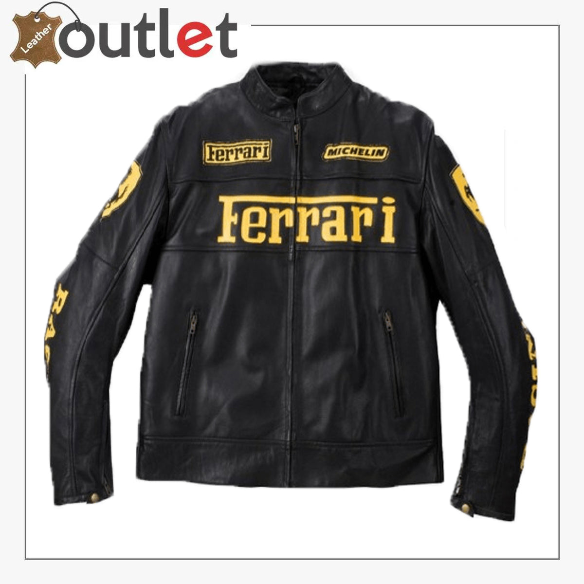 Authentic Ferrari Leather Jacket Collection : Shop Now🧥