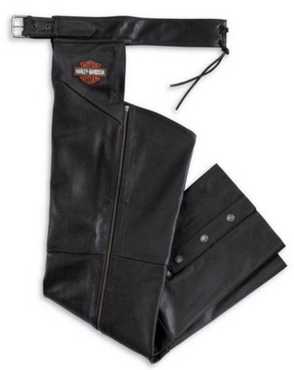 HD Men's Leather Chaps – Premium Protection & Style for Bikers ...