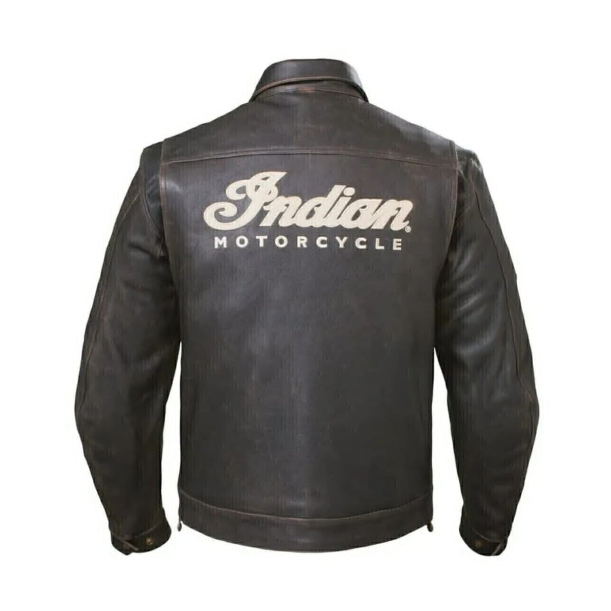 "Ride with Confidence: Indian Motorcycle Men's Western Leather Biker Jacket